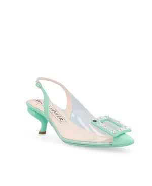 ROGER VIVIER Buckled Slingback Pumps