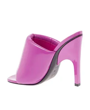 Attico Rem Heeled Open-toe Mules - Pink