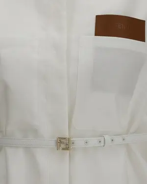 Fendi Belted Patch-pocket Jacket