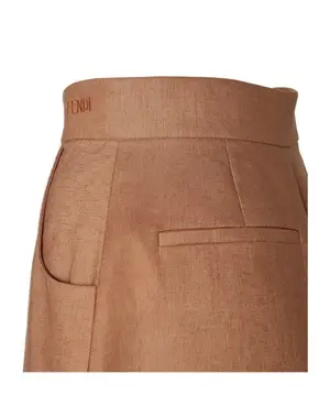 Fendi Balloon-waist Elasticated Cuffs Pants