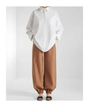 Fendi Balloon-waist Elasticated Cuffs Pants