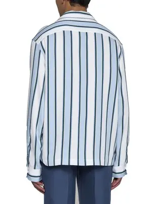 Etro Camp-collar Striped Shirt