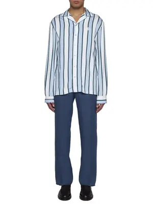 Etro Camp-collar Striped Shirt