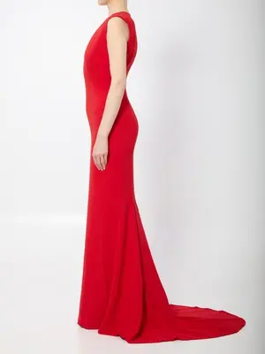 Solace London Althea Plunge Maxi Dress