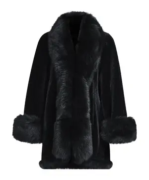 Nour Hammour Long-sleeved Coat With Shawl Collar