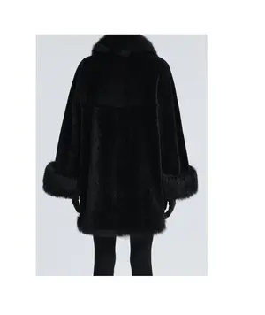 Nour Hammour Long-sleeved Coat With Shawl Collar