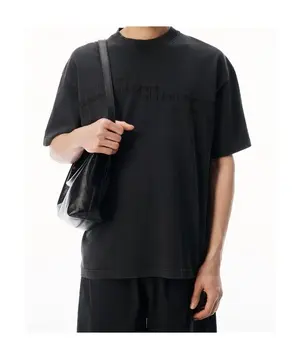 Alexander Wang Mirrored Logo Short-sleeved T-shirt