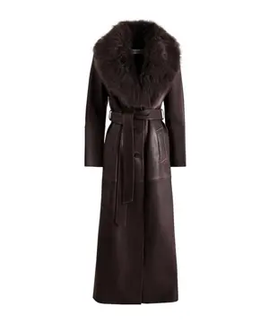 Women's Dark Brown Long Coats
