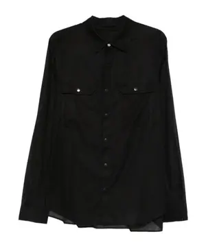 Rick Owens Chest Pockets Shirt - Black