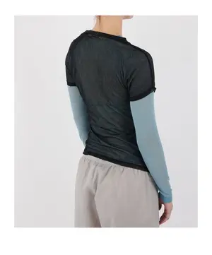 Paloma Wool Sheer V-neck Short Sleeve T-shirt