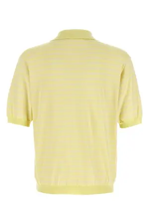 Auralee Collared Long-sleeve Polo Shirt