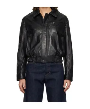 Nour Hammour Clint Zip-up Leather Jacket