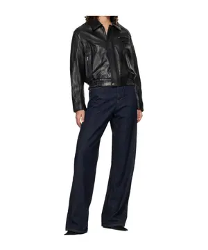 Nour Hammour Clint Zip-up Leather Jacket