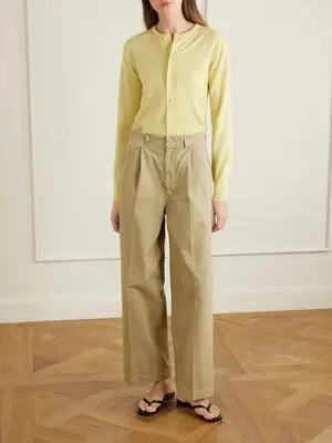 Auralee Belt-loops Trousers - Beige