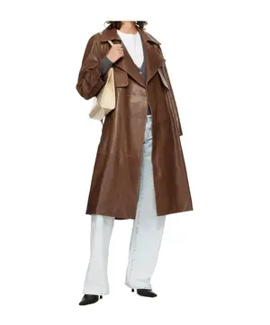 Nour Hammour Long Sleeved Trench Coat