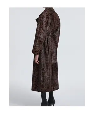 Nour Hammour Long Sleeved Belted Coat