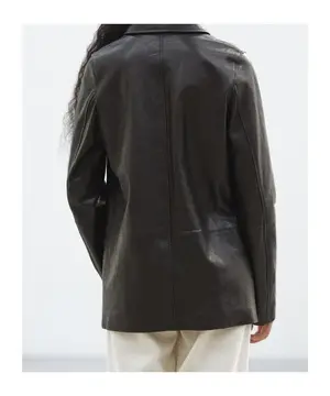 Auralee Textured Leather Blouson