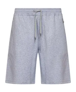 Brunello Cucinelli Drawstring Shorts With Zip Pocket - Gray