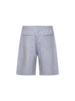 Brunello Cucinelli Drawstring Shorts With Zip Pocket - Gray