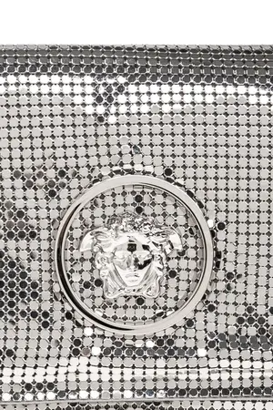 Versace Embellished Chain-linked Clutch Bag