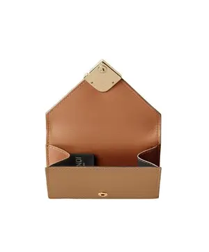 Fendi F-diamond Trifold Wallet - Brown