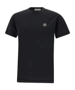 Stone Island Logo Patch Crewneck T-shirt