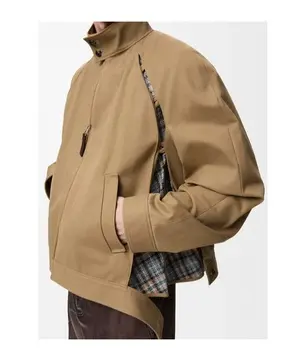 Loewe High Neck Jacket With Anagram Embroidery