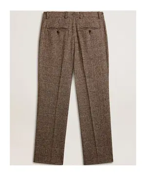 GOLDEN GOOSE Mario Checked Tailored Trousers