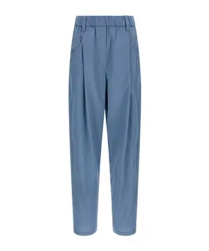 Brunello Cucinelli Monile Straight-leg Pants - Blue