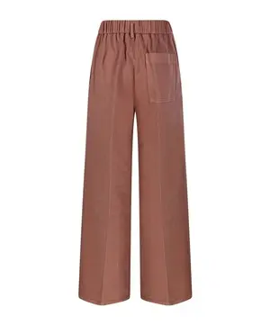 FORTE_FORTE Elasticated Loose Fit Trousers