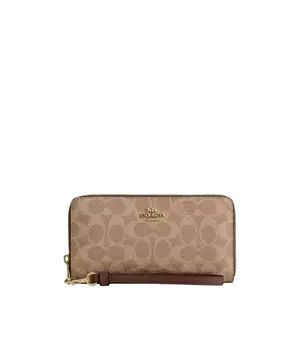 COACH Zipper Wallet - Tan