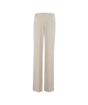 Federica Tosi Low Waist Tailored Straight Leg Pants