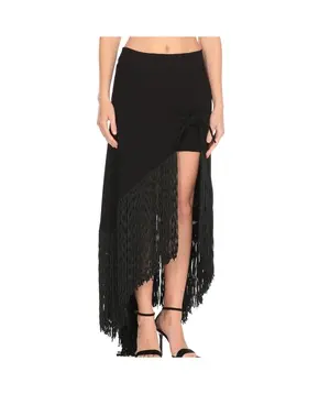 Philosophy Di Lorenzo Serafini Asymmetric Fringed Skirt
