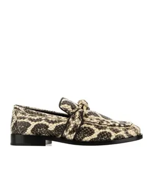 Bottega Veneta Embossed Astaire Loafers - Black