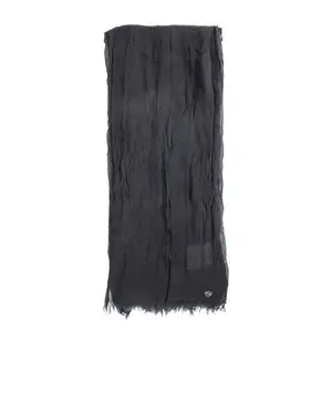 ANN DEMEULEMEESTER Wrinkled Transparent Scarf