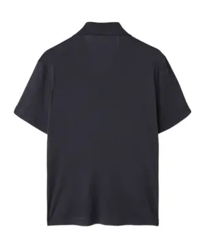 Loro Piana Short-sleeved Polo Shirt - Navy Blue