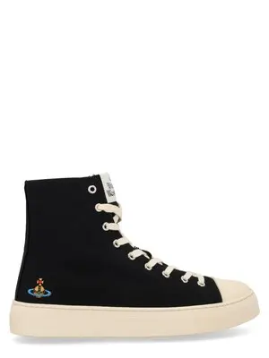 VIVIENNE WESTWOOD High Top Lace-up Sneakers - Black