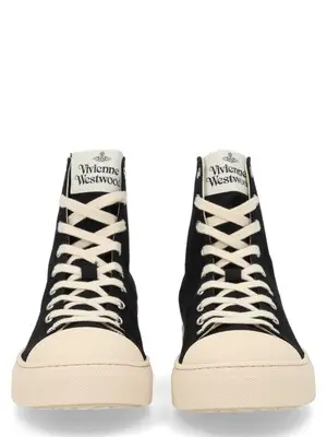 VIVIENNE WESTWOOD High Top Lace-up Sneakers - Black