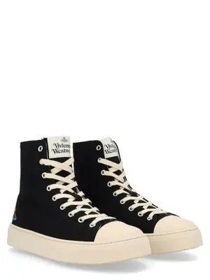 VIVIENNE WESTWOOD High Top Lace-up Sneakers - Black