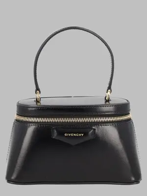 Givenchy Antigona" Vanity Bag In Box Leather - Black