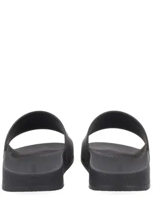 Palm Angels Logo Slides - Black