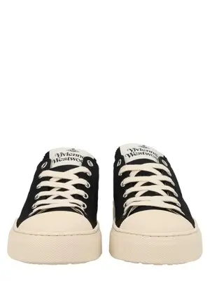 VIVIENNE WESTWOOD Low Top Plimsoll Sneakers - Black