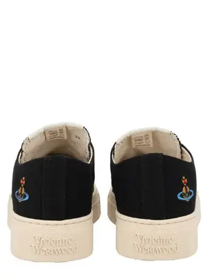 VIVIENNE WESTWOOD Low Top Plimsoll Sneakers - Black