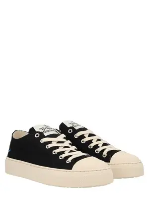 VIVIENNE WESTWOOD Low Top Plimsoll Sneakers - Black