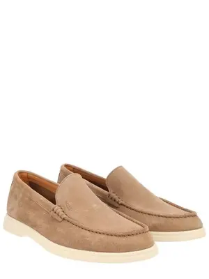 BOSS Suede Mocassino With Logo