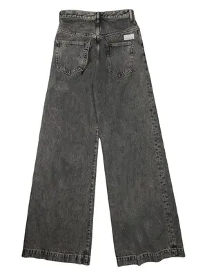 NINE:INTHE:MORNING Nine:in:the:morning Wide Leg Jeans In Black Wash