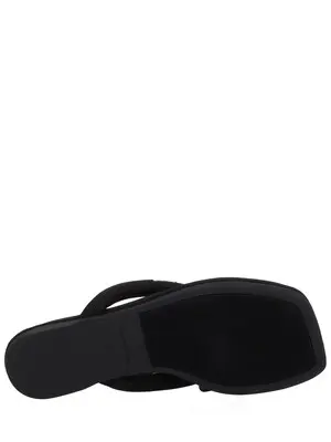 Alexander Wang Jenna Tubular" Thong Sandals - Black