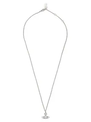 VIVIENNE WESTWOOD Simonetta Bas Relief Necklace With Pendant - Silver