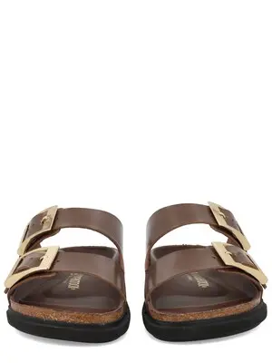 BIRKENSTOCK Arizona Buckled Sandals - Brown