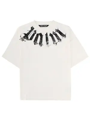 Palm Angels T-shirt Con Logo - White
